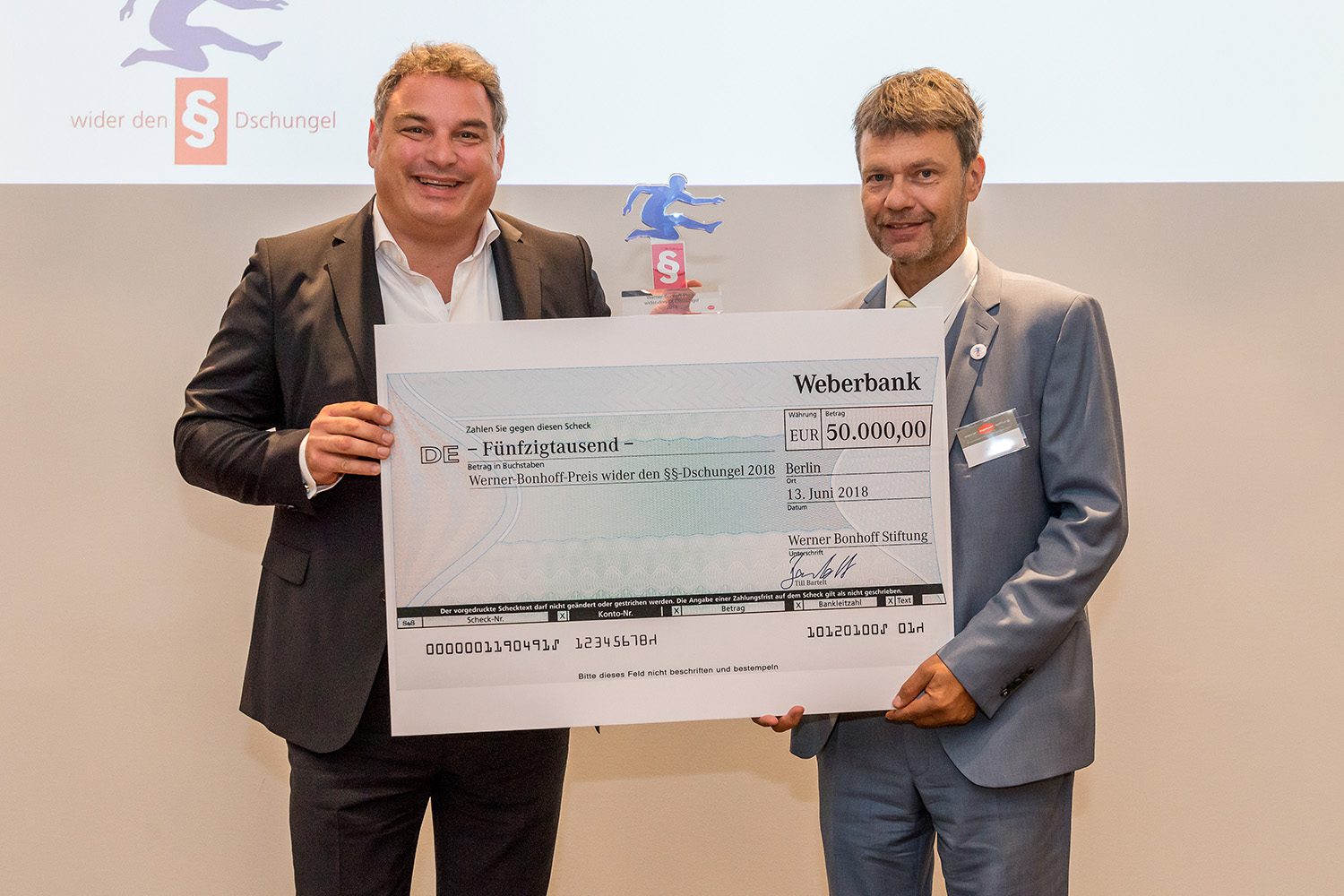 Fotos Preisverleihung 2018 - Werner Bonhoff Stiftung